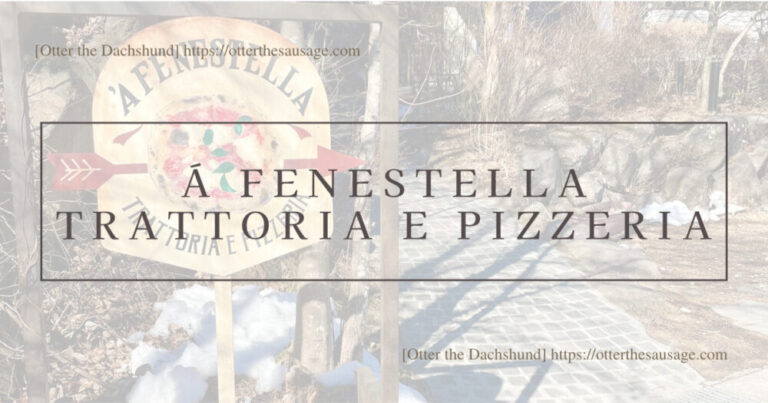 【軽井沢】Á FENESTELLA:わんこと一緒に店内で楽しむ絶品本格ナポリ風窯焼きピザ | Otter the Dachshund オッターはダックスフンド